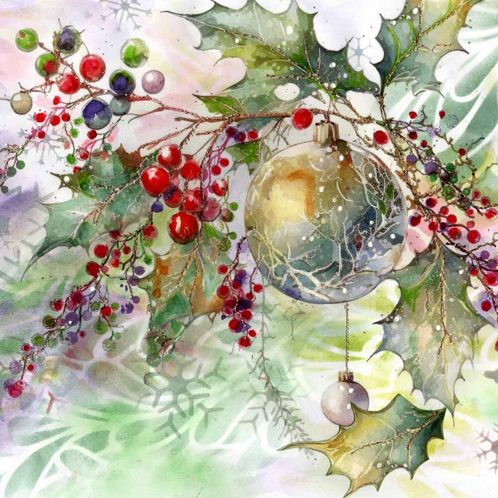 Plum Pudding Coaster | Arleen Wild - Mixed Media Artist